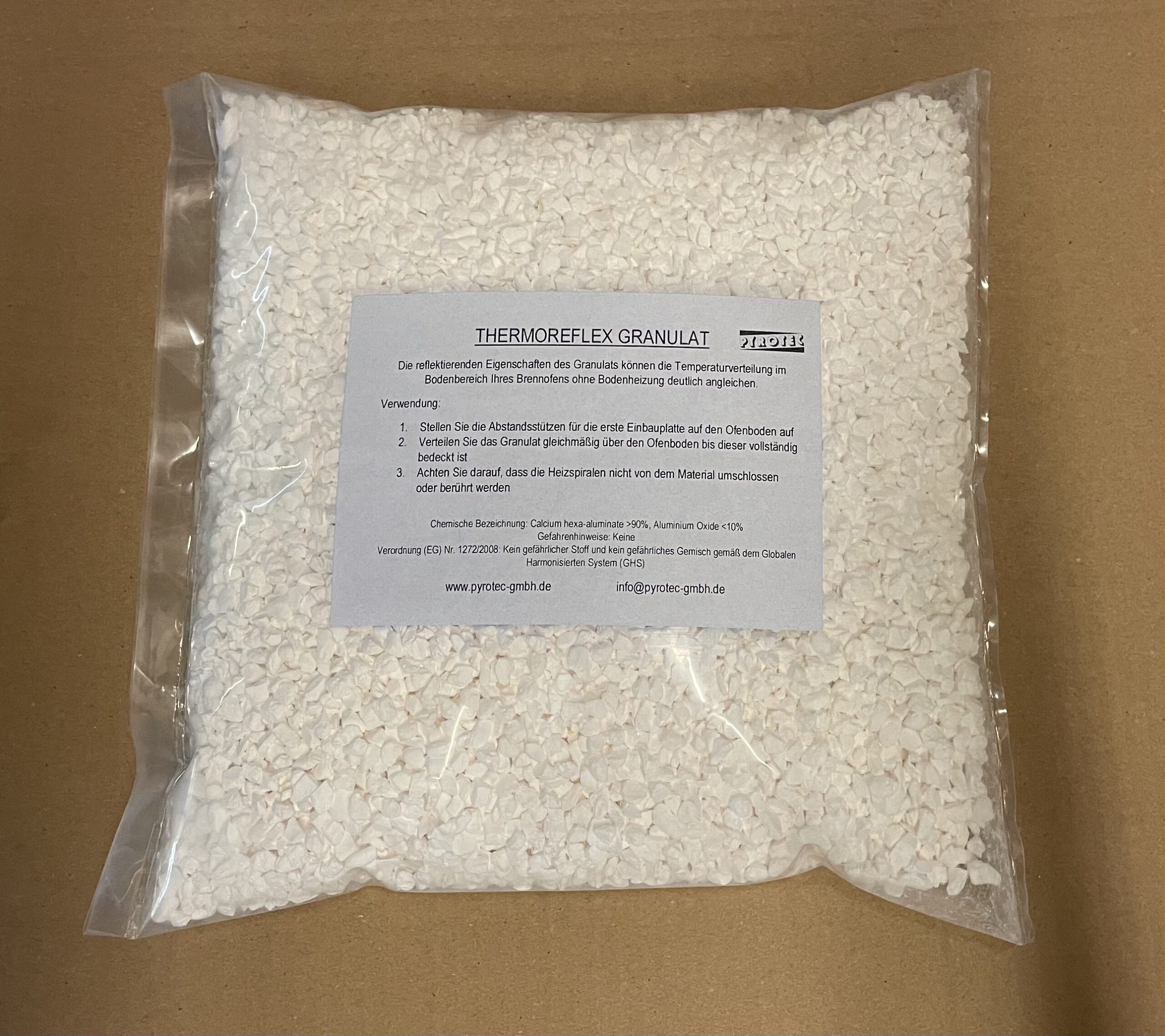 Thermoreflex granulaat 3 liter. - Mink Keramiek